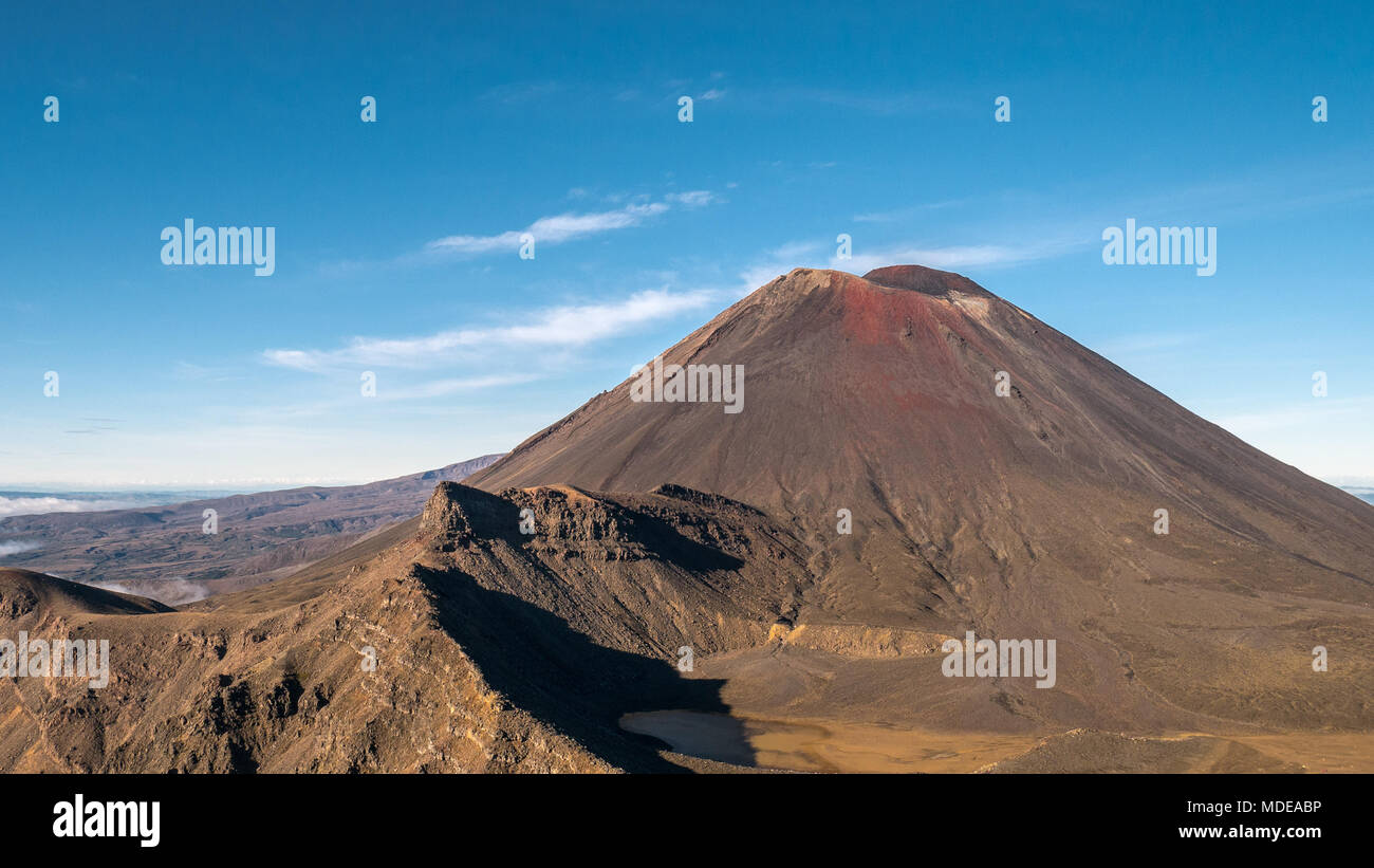 Mount Ngauruhoe Doom, active volcano, Shot in Tongariro National Park ...
