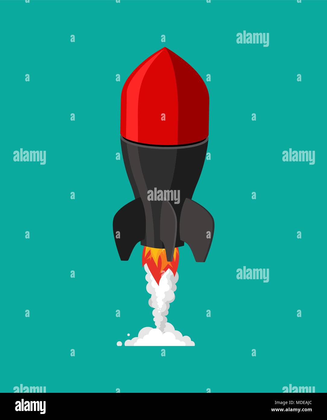 Flying missile Stock Vector Images - Alamy