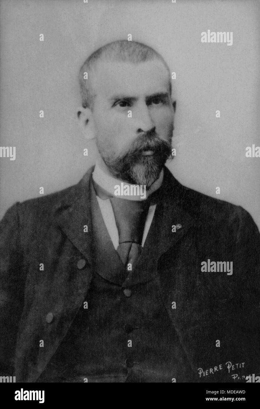 Portrait of the French doctor Emile Roux ( 1853 - 1933 ) assistant de ...