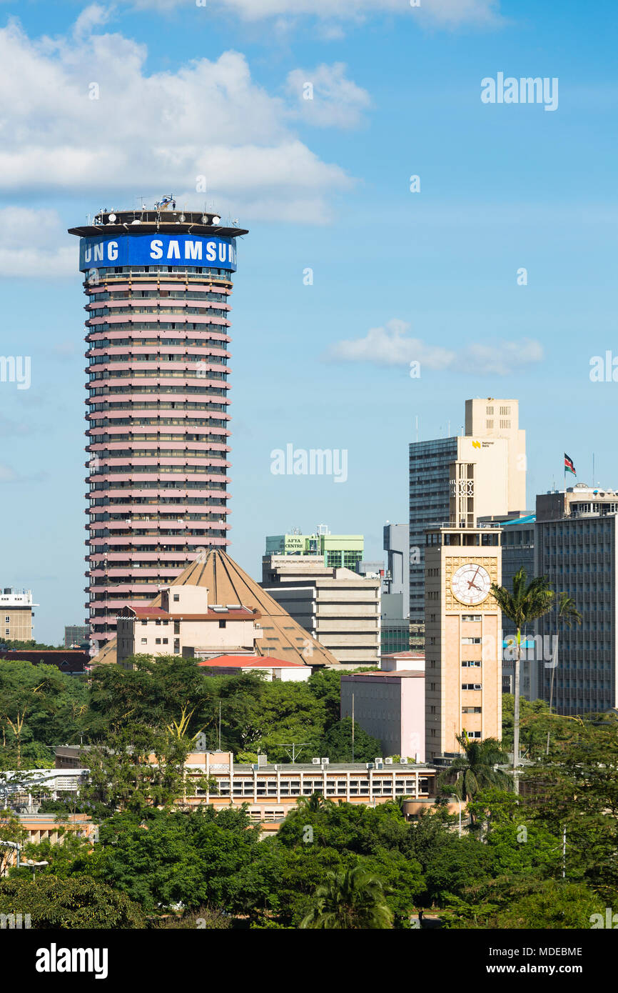 Nairobi, Kenya - December 24: The Kenyatta International Conference ...