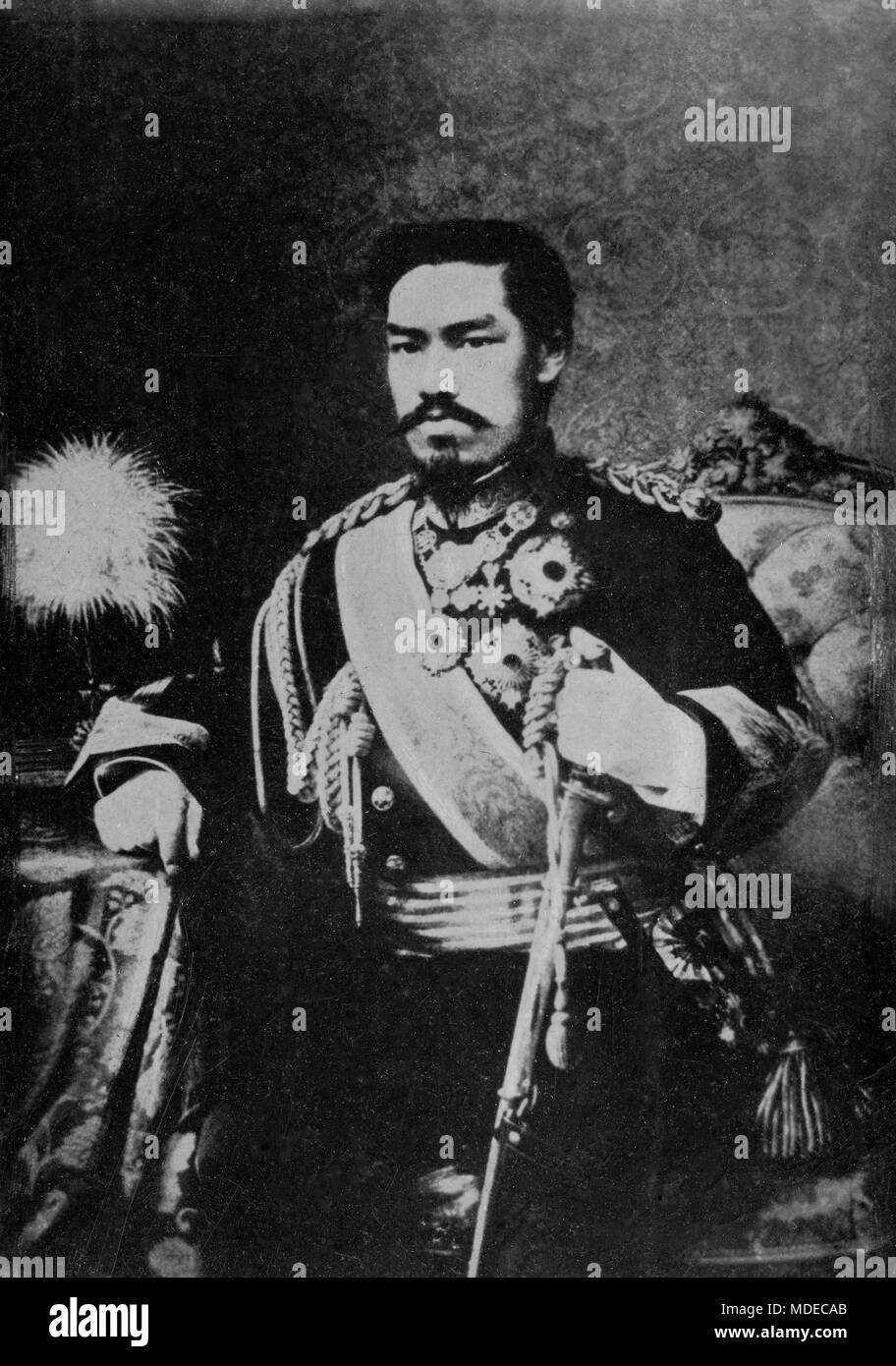 Portrait of Mutsuhito , emperor of Japan ( 1852 - 1912 ) - photography ...