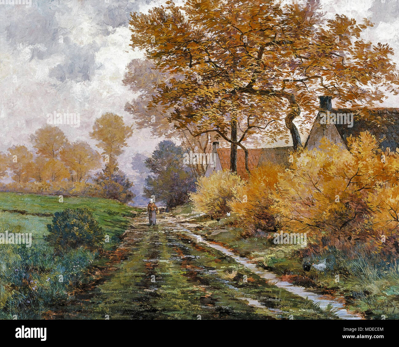 Chemin en automne hi-res stock photography and images - Alamy