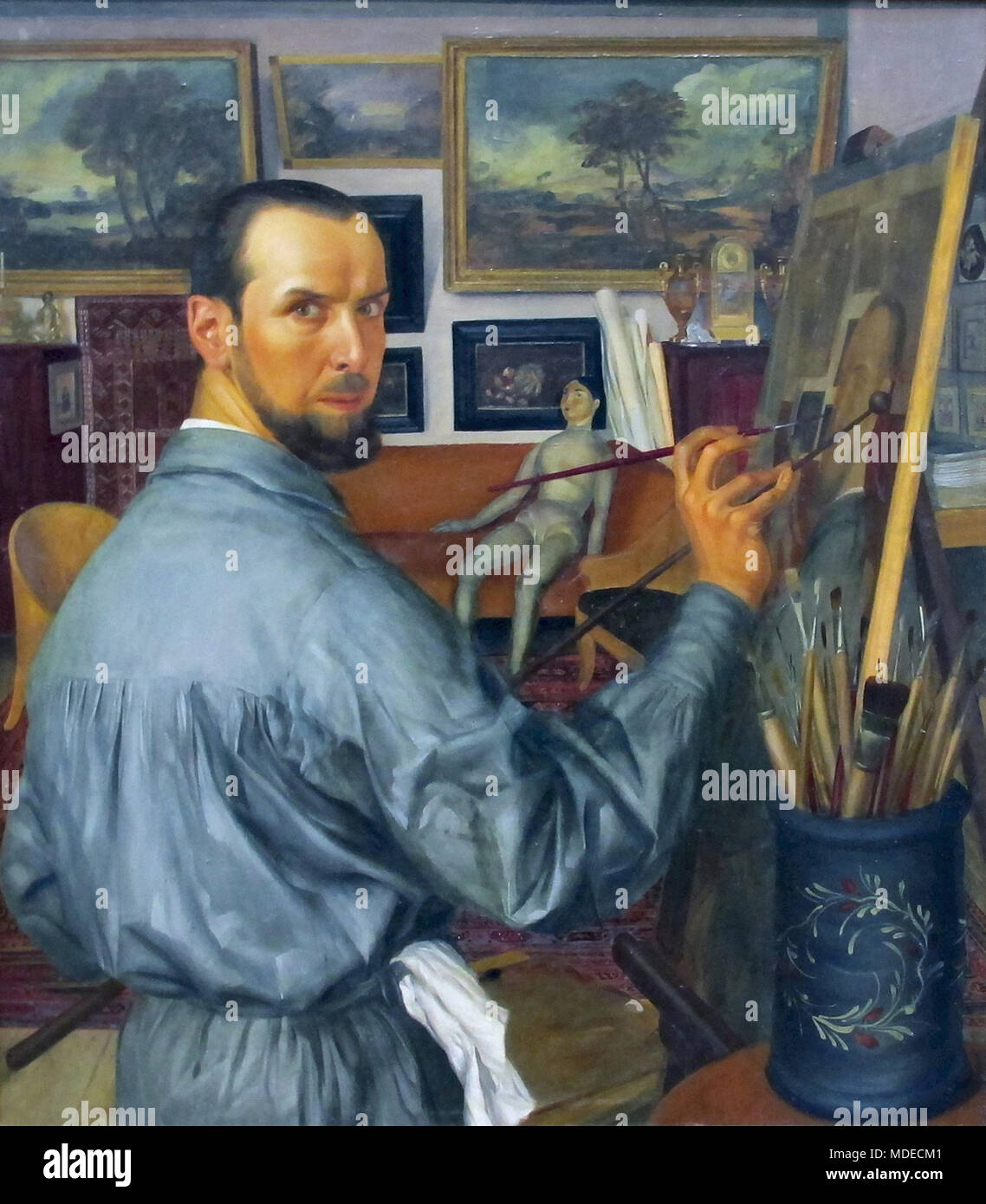 Yakovlev Aleksandr Evgenevich - Self Portrait Stock Photo - Alamy