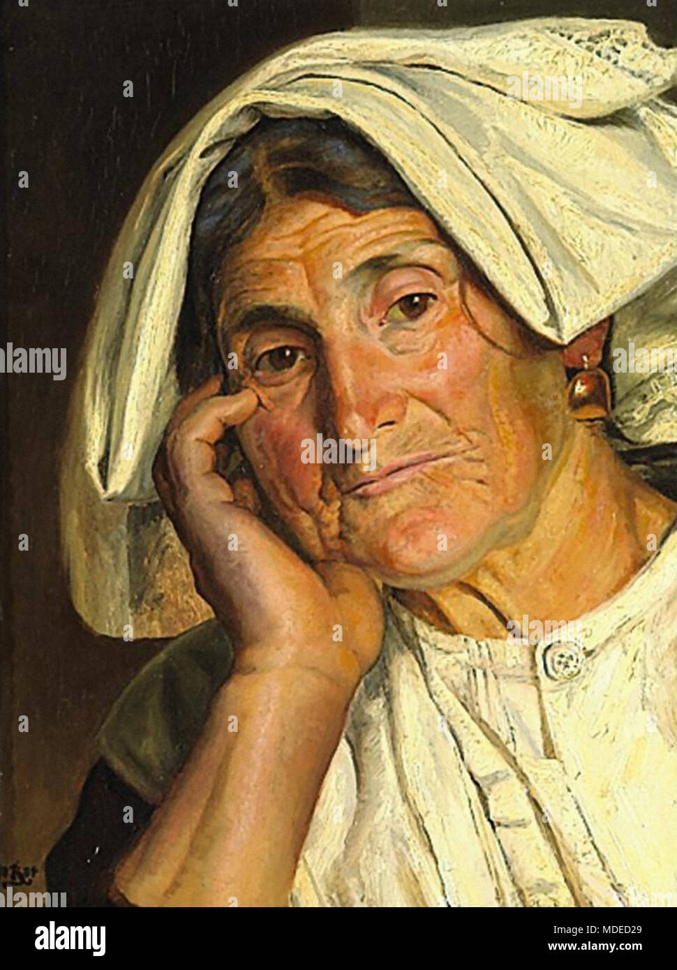 Old peasant woman hi-res stock photography and images - Alamy