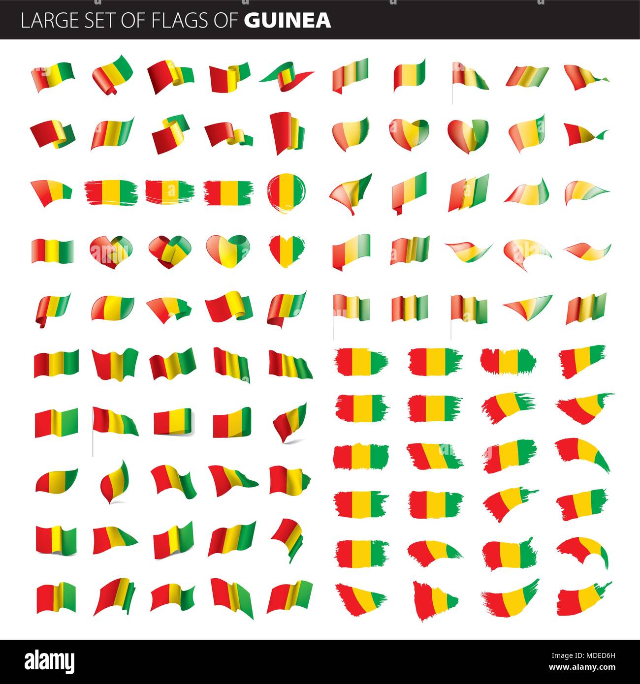 guinea flag, vector illustration Stock Vector Image & Art - Alamy