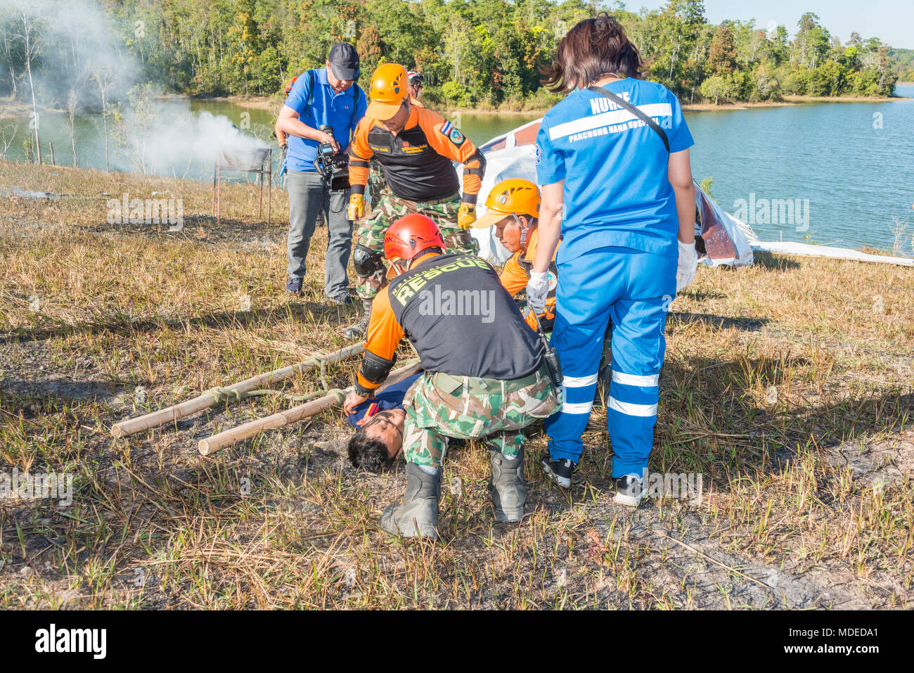 Firefighter rescue carry hi-res stock photography and images - Alamy