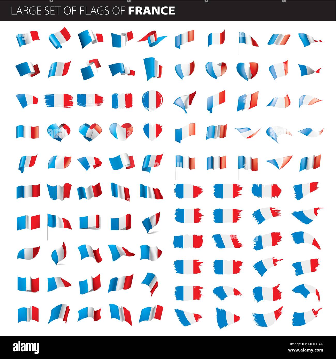 France flag, vector illustration Stock Vector Image & Art - Alamy