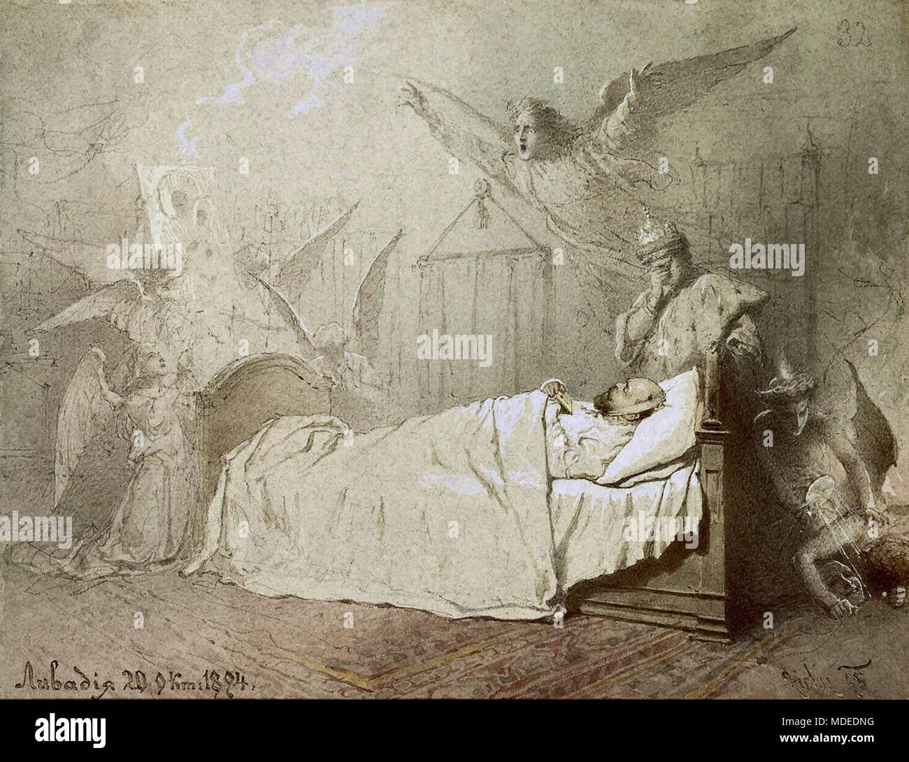 Alexander on deathbed hi-res stock photography and images - Alamy