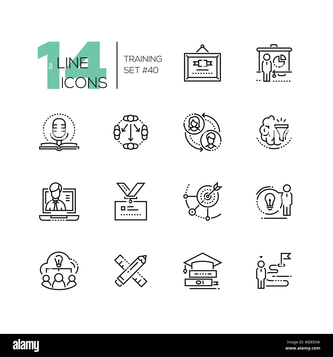 Train icon outline style Stock Vector Images - Alamy