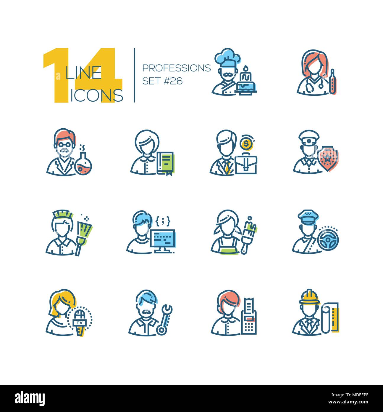 Painter different professions professions hi-res stock photography and ...