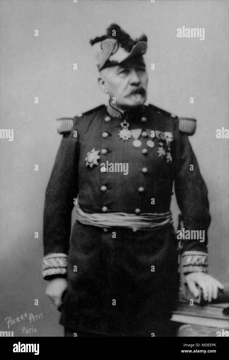 Portrait of the French general Jacques Duchesne ( 1837 - 1918 ...