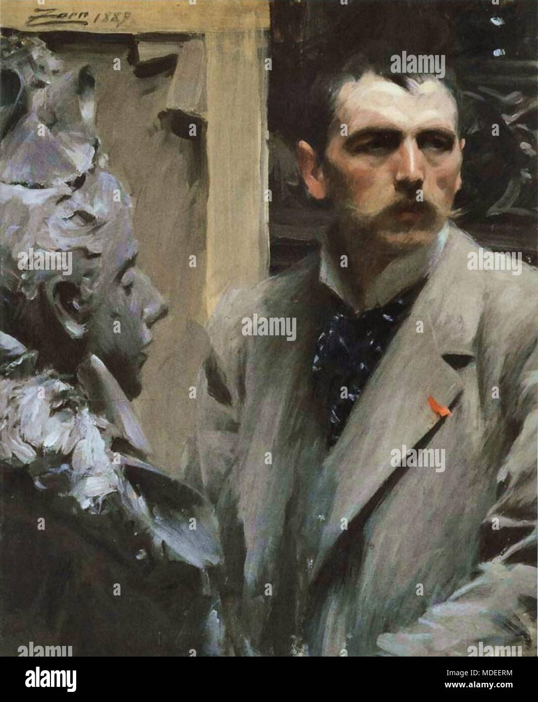 Zorn Anders - Self Portrait 2 Stock Photo - Alamy