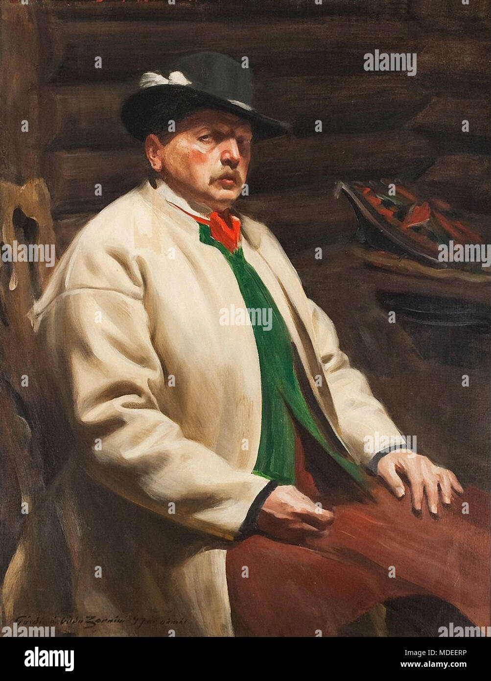 Zorn Anders - Self Portrait 4 Stock Photo - Alamy