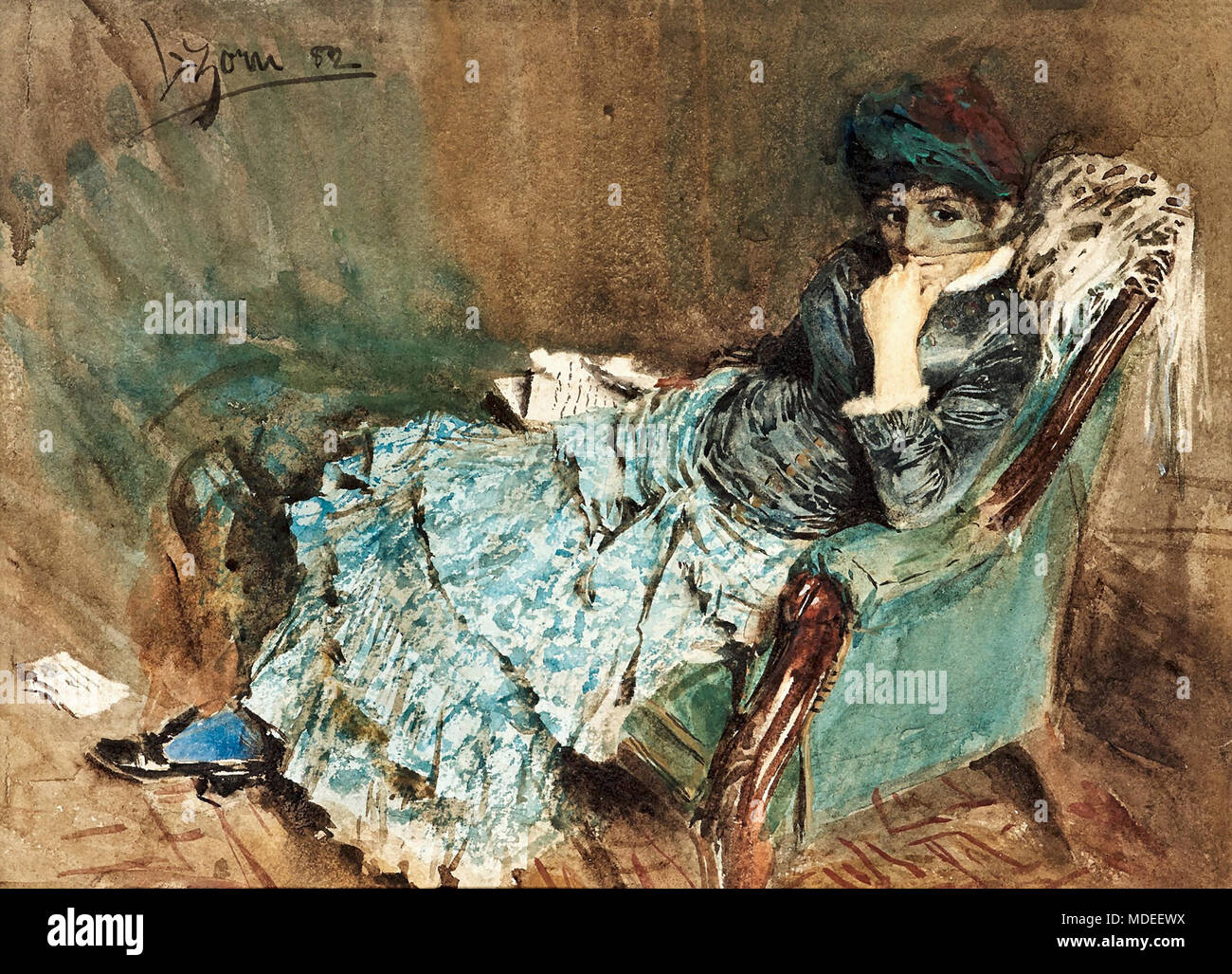 Zorn Anders - the Letter 2 Stock Photo - Alamy