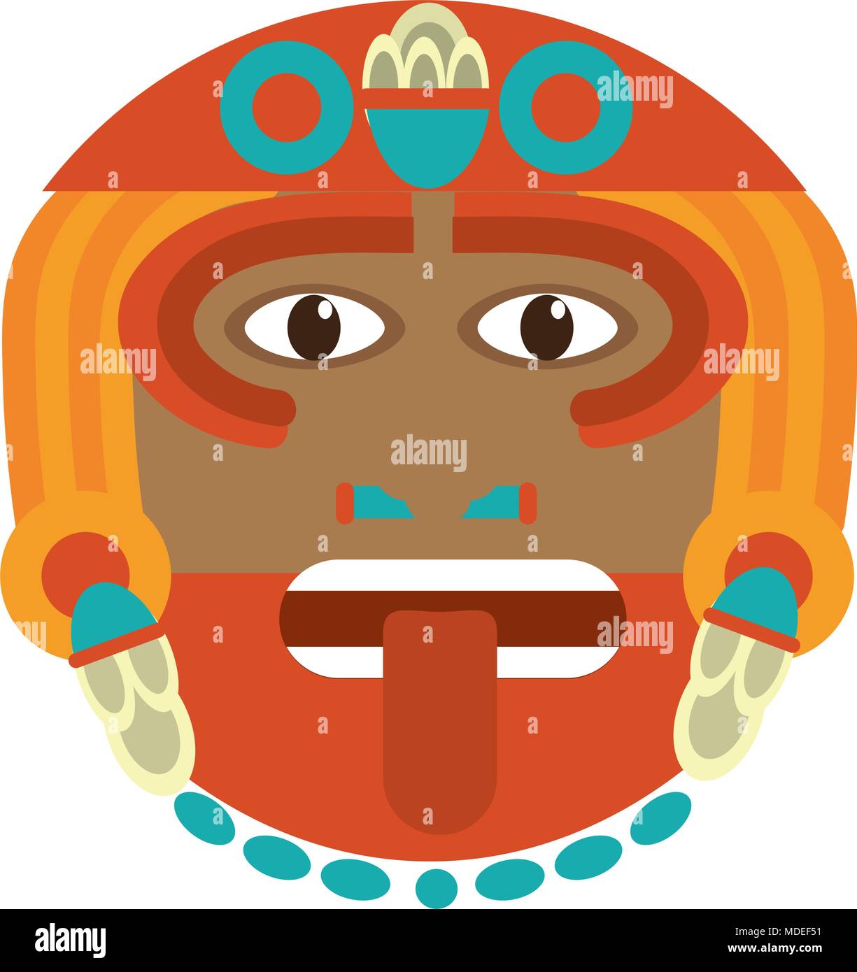 Aztec sun god hi-res stock photography and images - Alamy