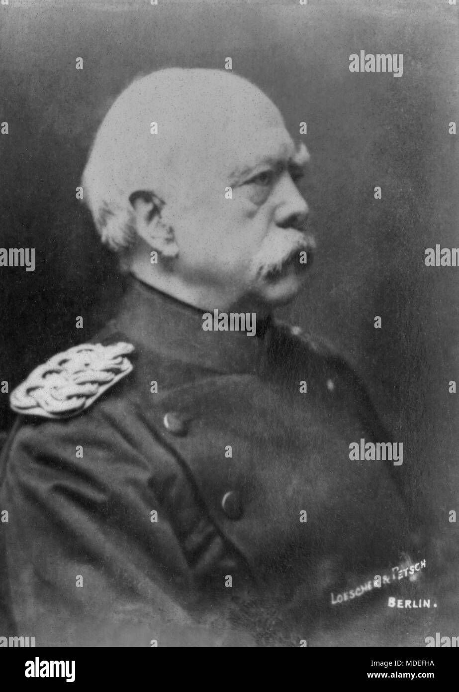 Portrait of otto Bismarck ( 1815 - 1898 ) German Chancellor ...