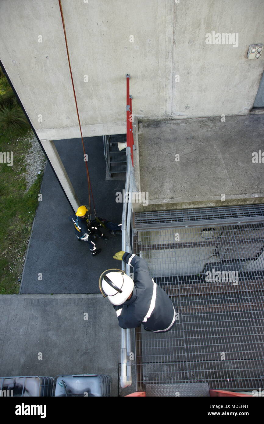 High Rise Building Smoke Fuel High Resolution Stock Photography and ...