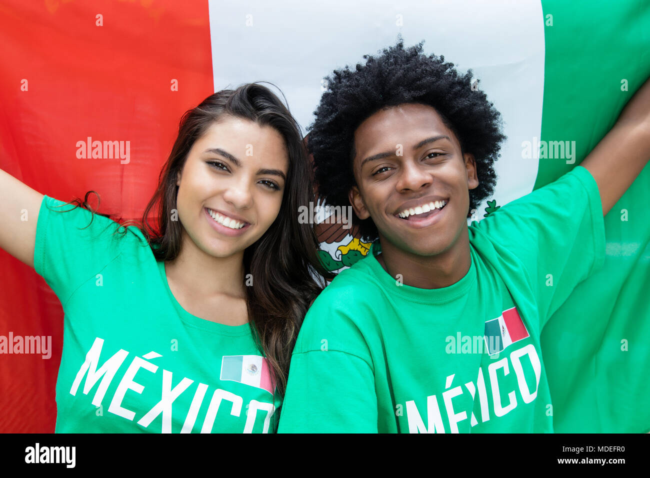 Mexico football fans hi-res stock photography and images - Alamy