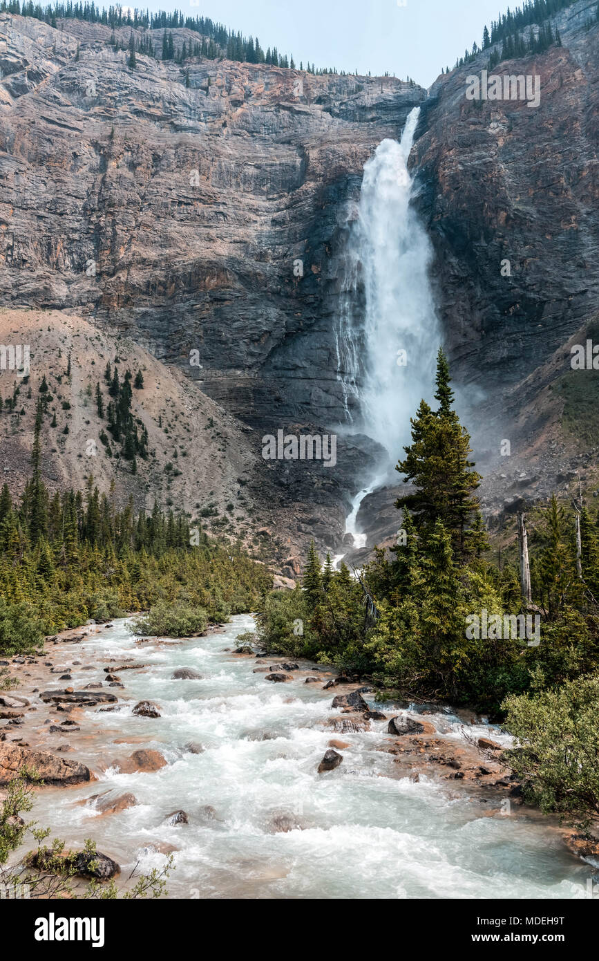 Mountain waterfall in Banff National Park Canada Stock Photo - Alamy