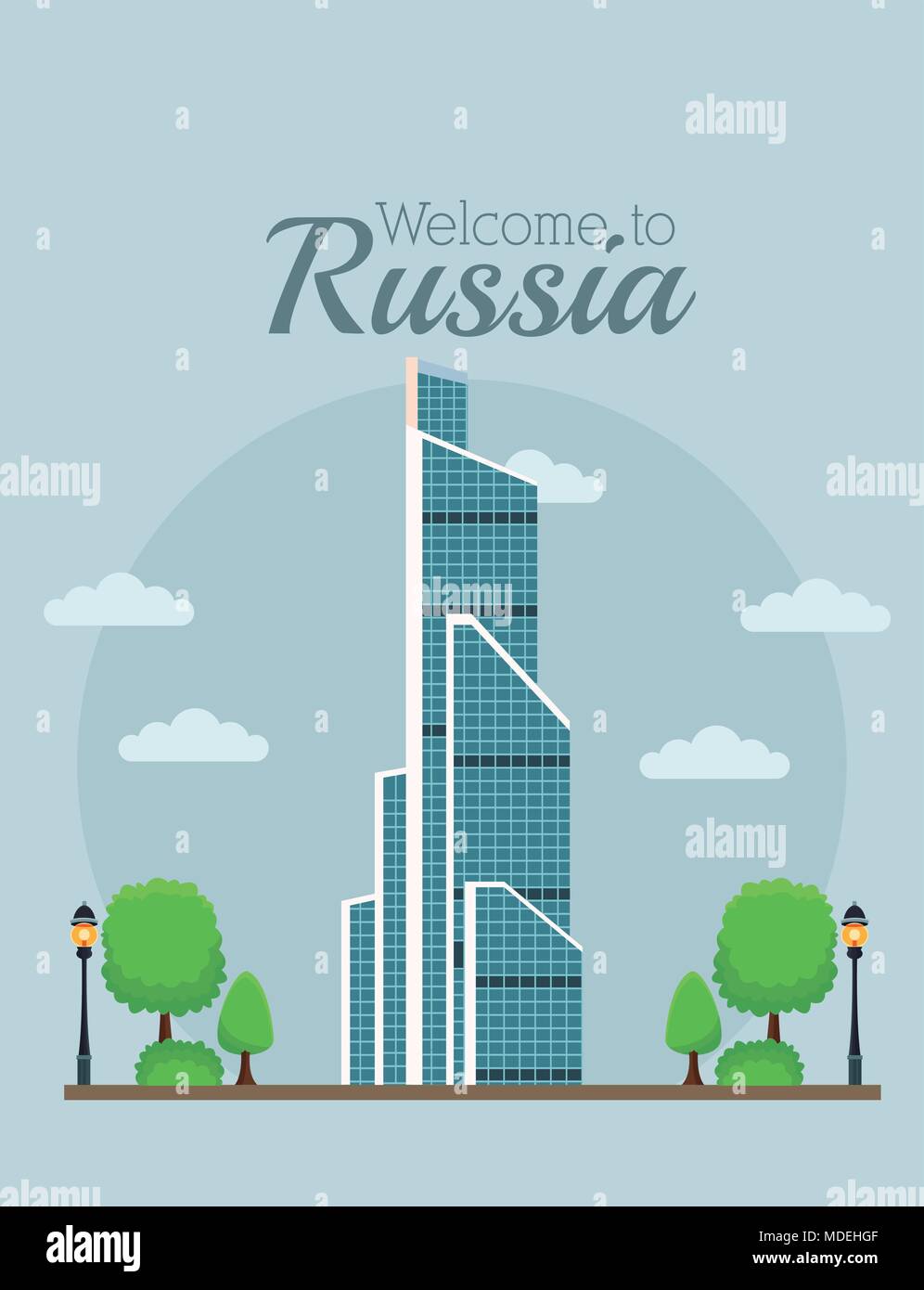 Welcome to moscow Stock Vector Images - Alamy