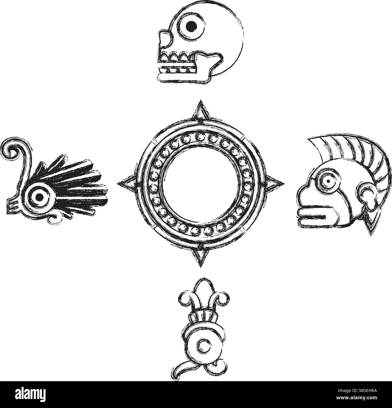 Indigenous symbols hi-res stock photography and images - Alamy