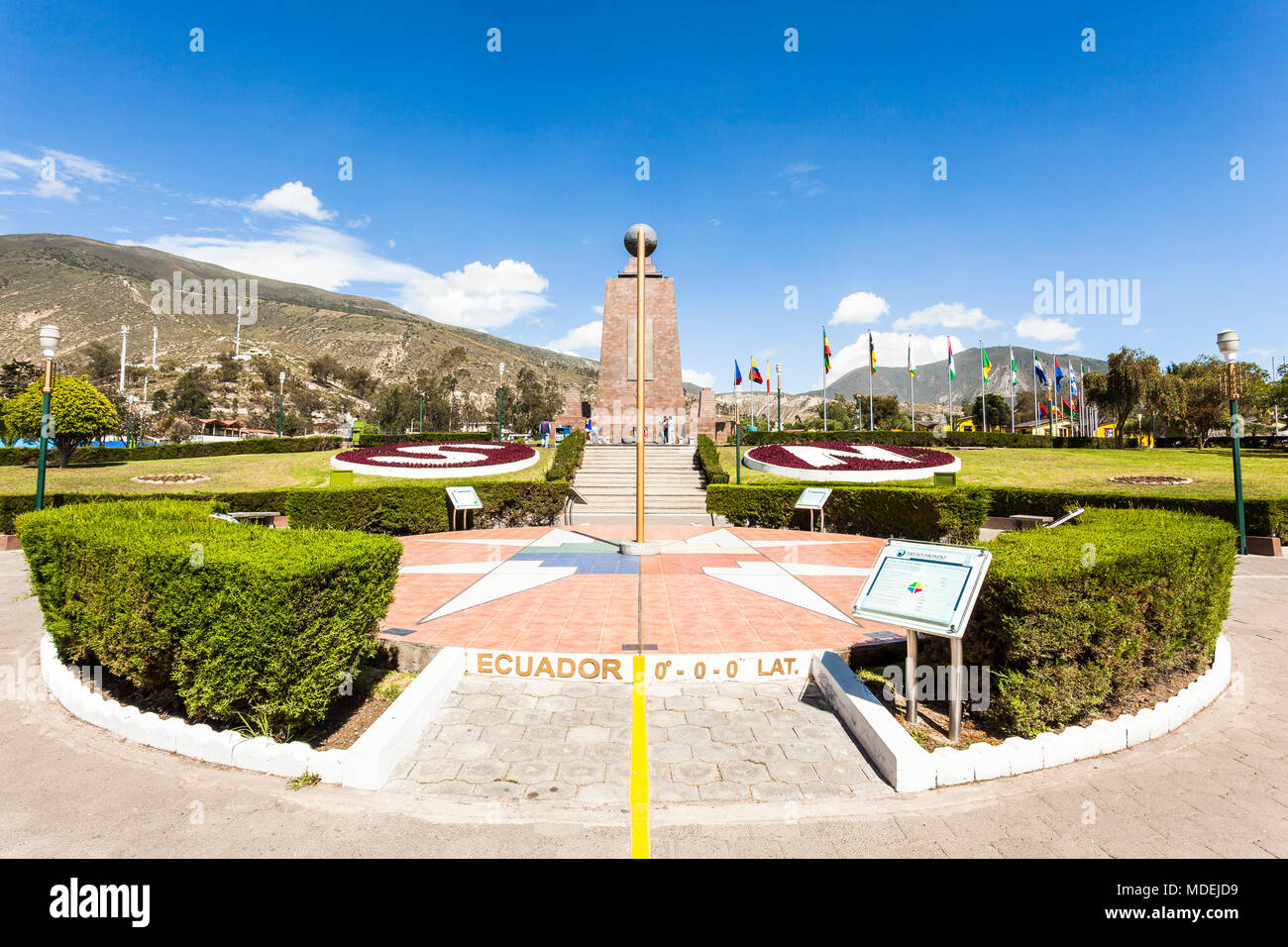 Middle of the World Monument, one of the most visited by tourists from ...