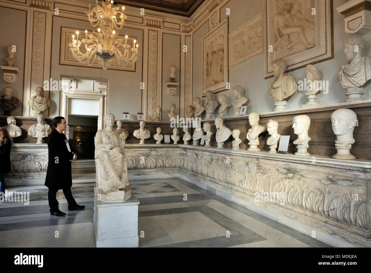 Hall of emperors capitoline museum hi-res stock photography and images ...