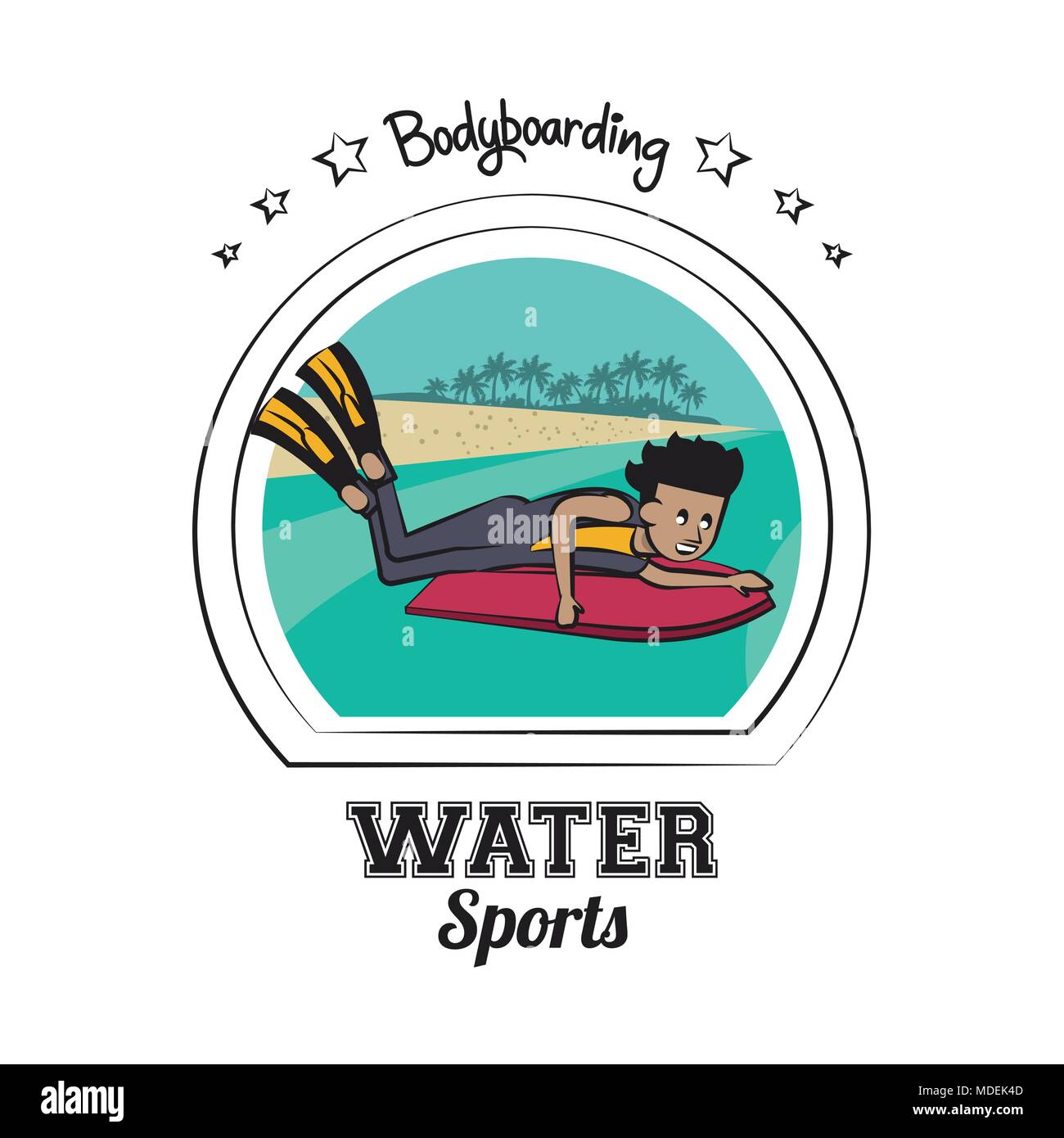 Water sports cartoon Stock Vector Image & Art - Alamy