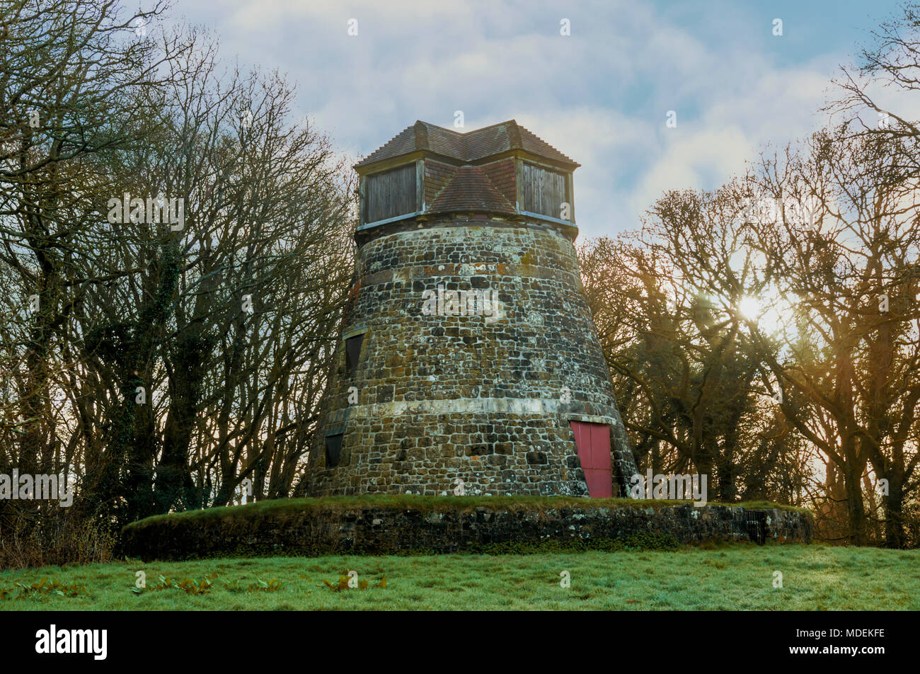 Tower Mill - East Knoyle in Wiltshire - early morning Stock Photo - Alamy
