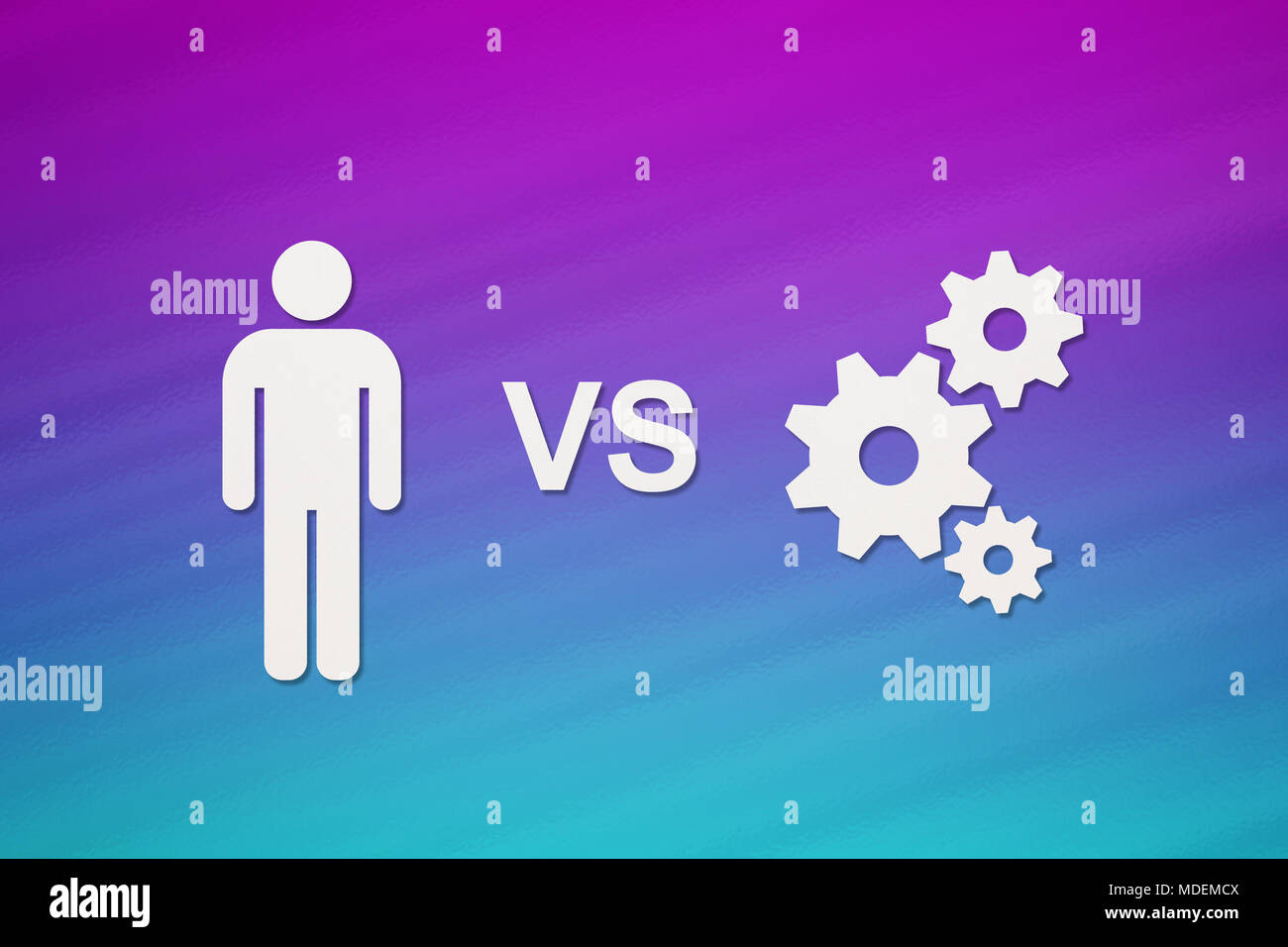 Man vs technology hi-res stock photography and images - Alamy