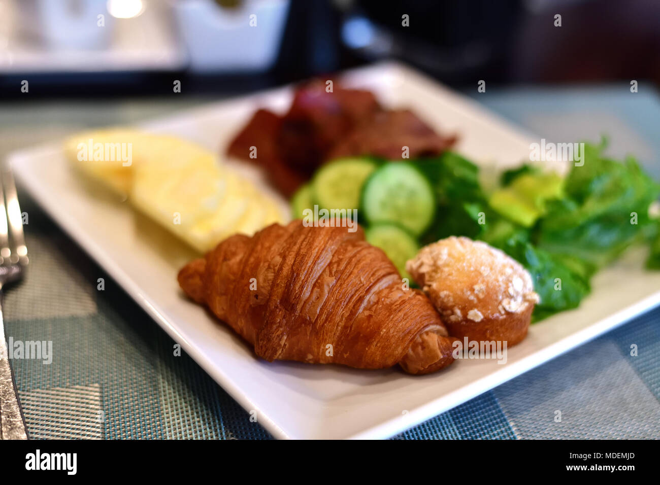 concept of breakfast for All Inclusive program at resort Stock Photo ...