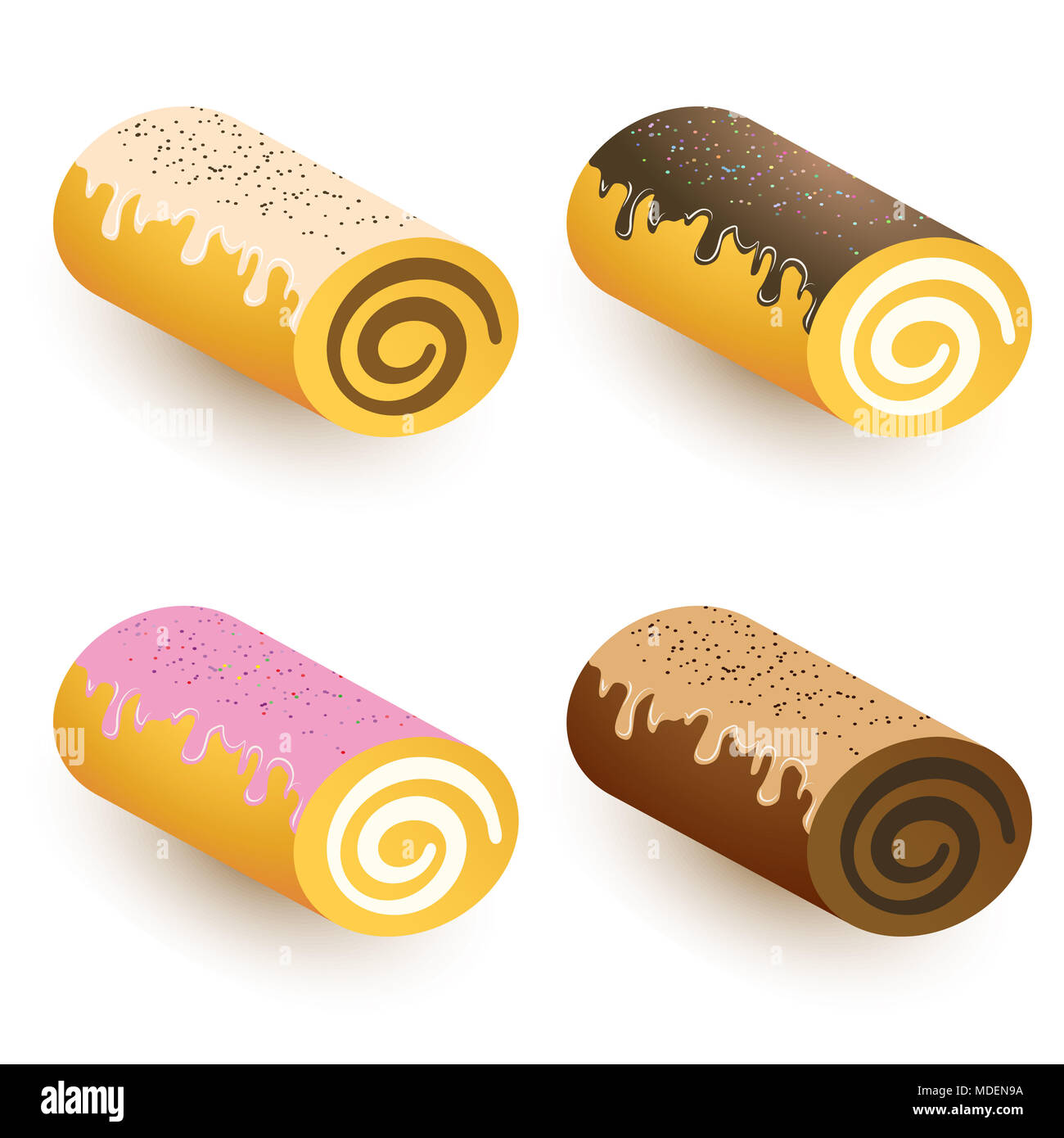 Roll up icon Cut Out Stock Images & Pictures - Alamy