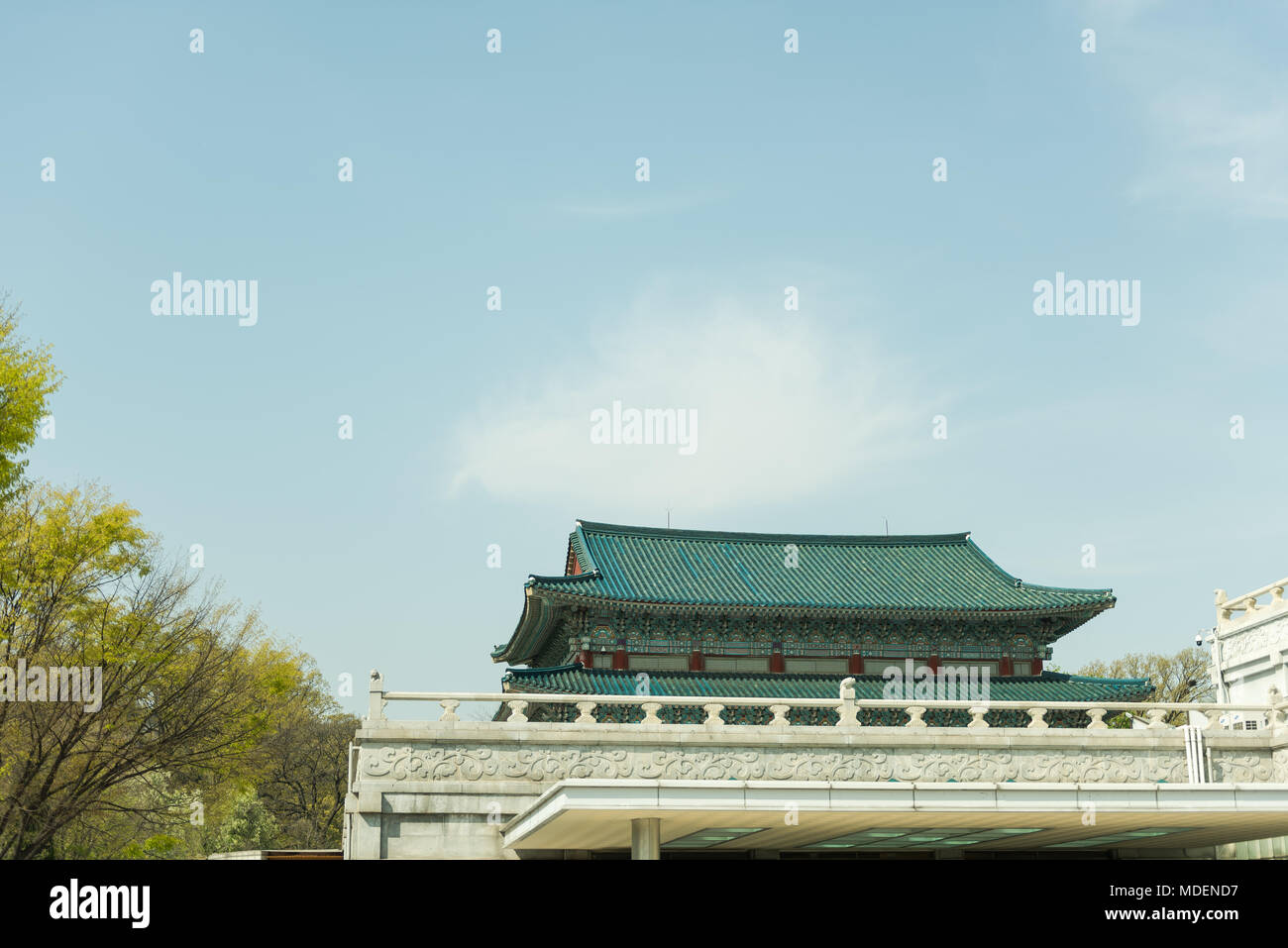 This is a Korean traditional museum in Gyeongbokgung Palace. The ...