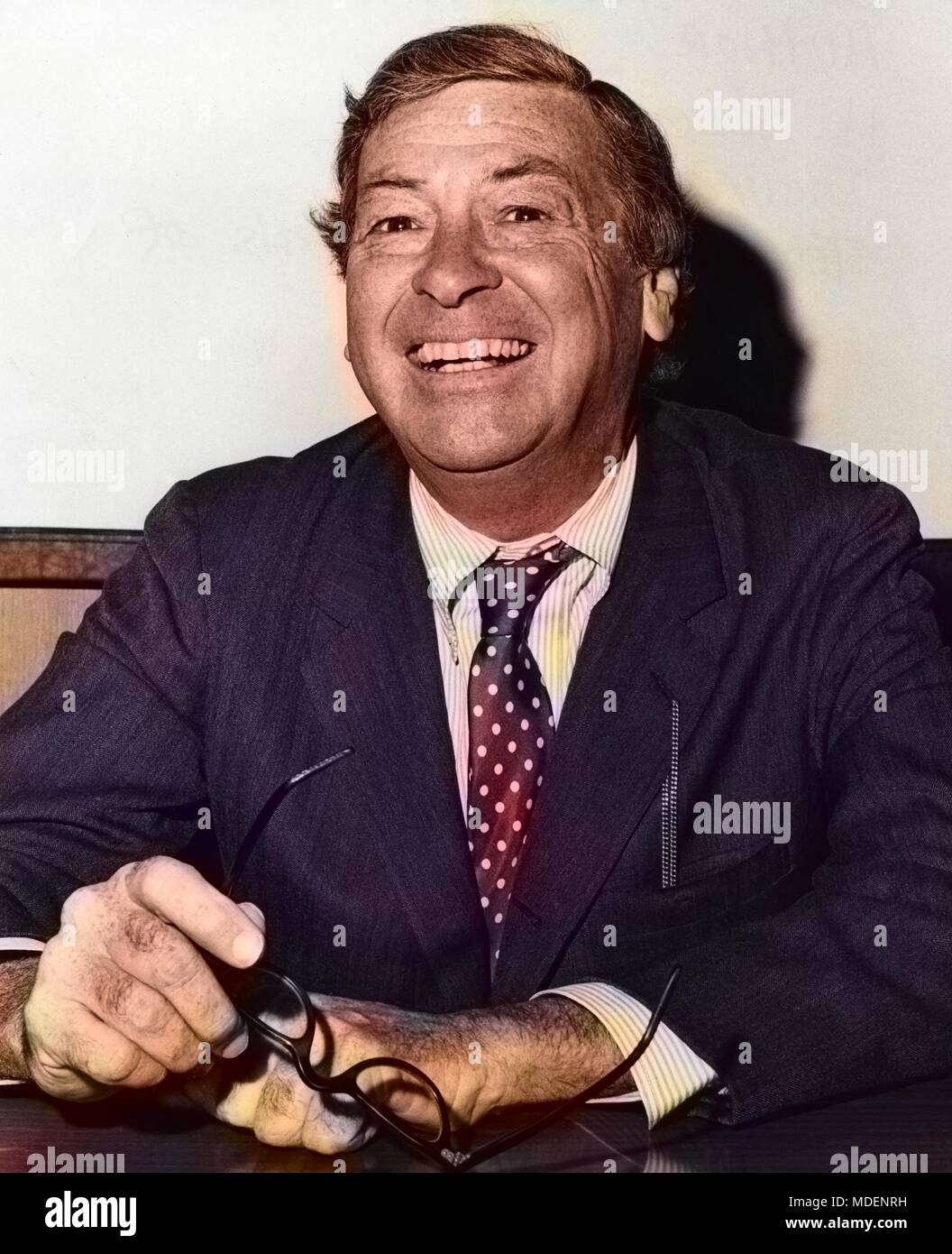 Colorized of Berton Roueche, 1962 Stock Photo - Alamy