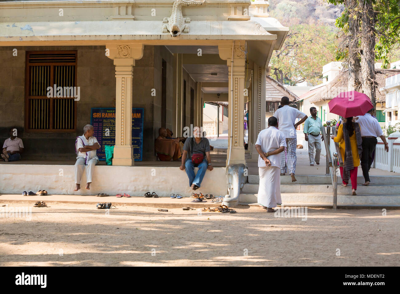Ashram of Sri Ramana Maharshi, Tiruvannamalai, Tamil Nadu, India ...
