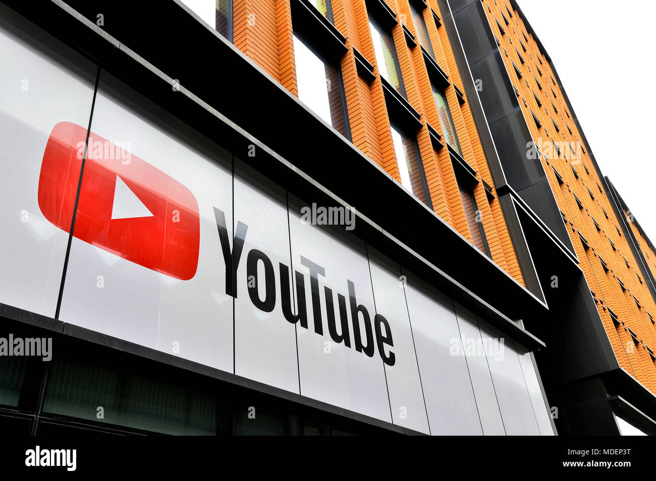 Youtube and Google office - London - England Stock Photo - Alamy