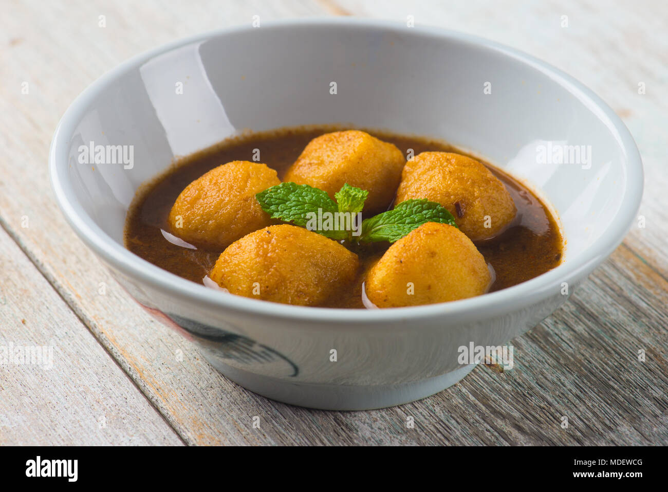 Curry fish balls hi-res stock photography and images - Alamy