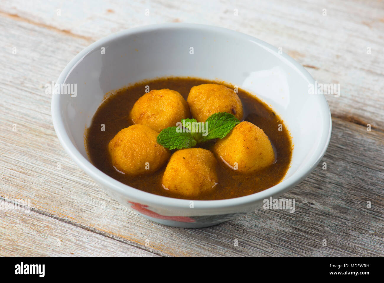 curry fish ball Stock Photo - Alamy