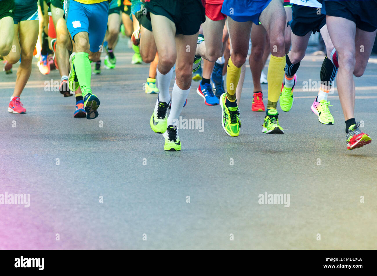 Close up of Running Feet Stock Photo - Alamy