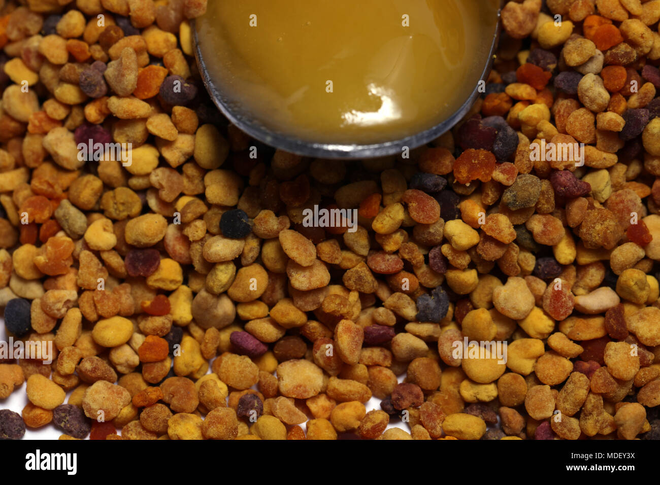 Bee pollen propolis Stock Photo - Alamy