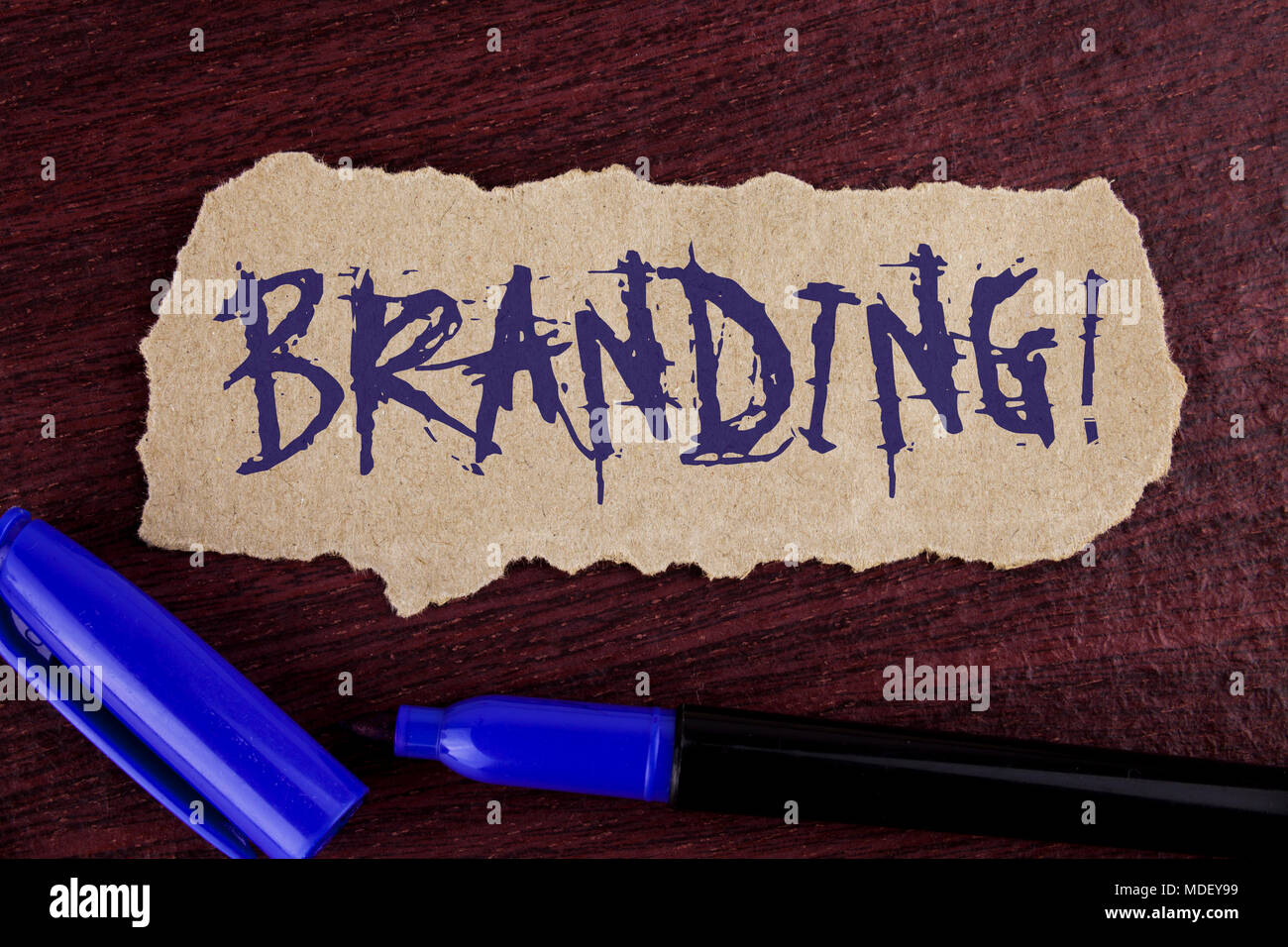 Handwriting Text Writing Branding Motivational Call Concept Meaning Creating A Unique Identity