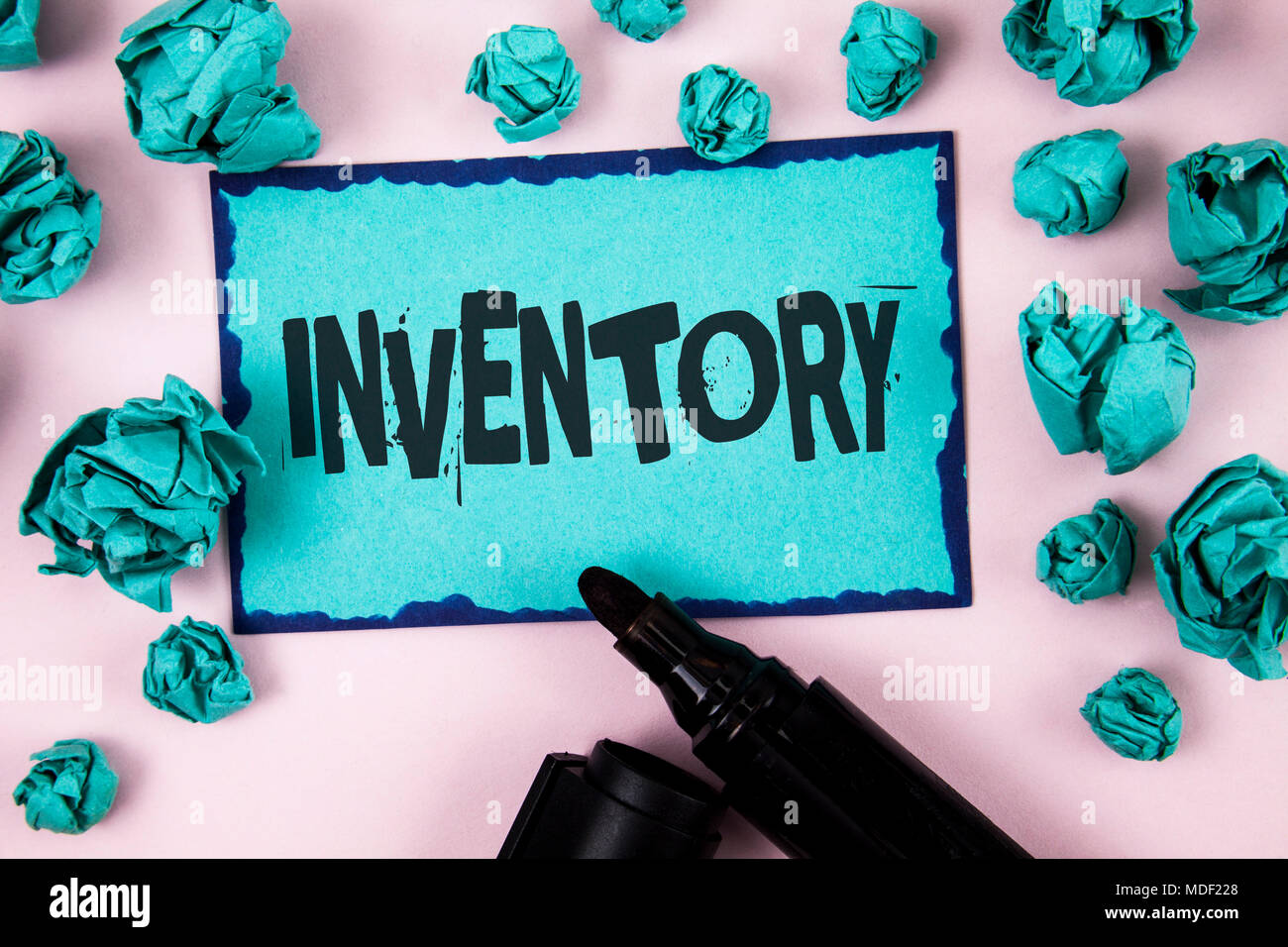 Word writing text Inventory. Business concept for Complete list of ...
