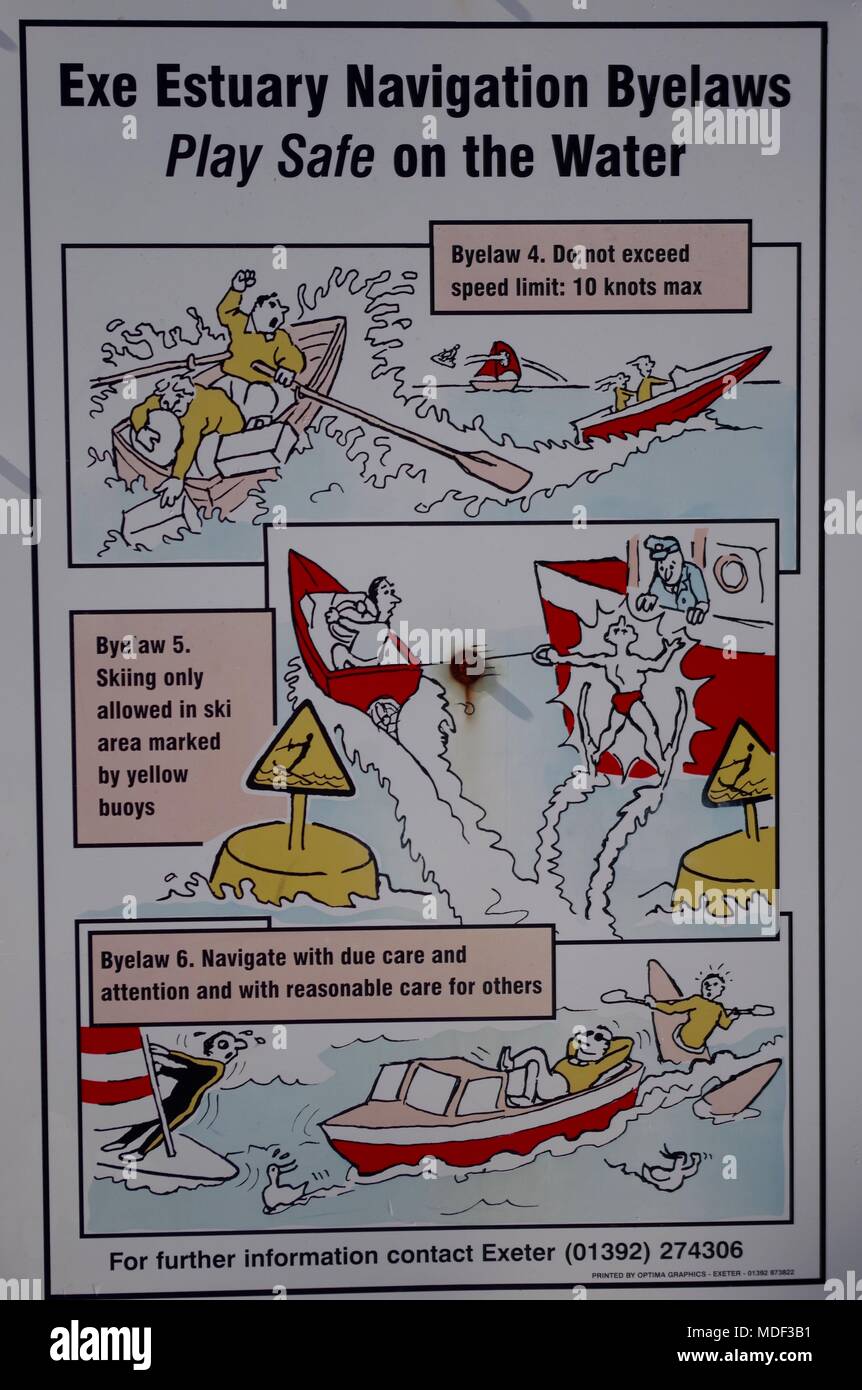 Warning sign for canal boats hi-res stock photography and images - Alamy