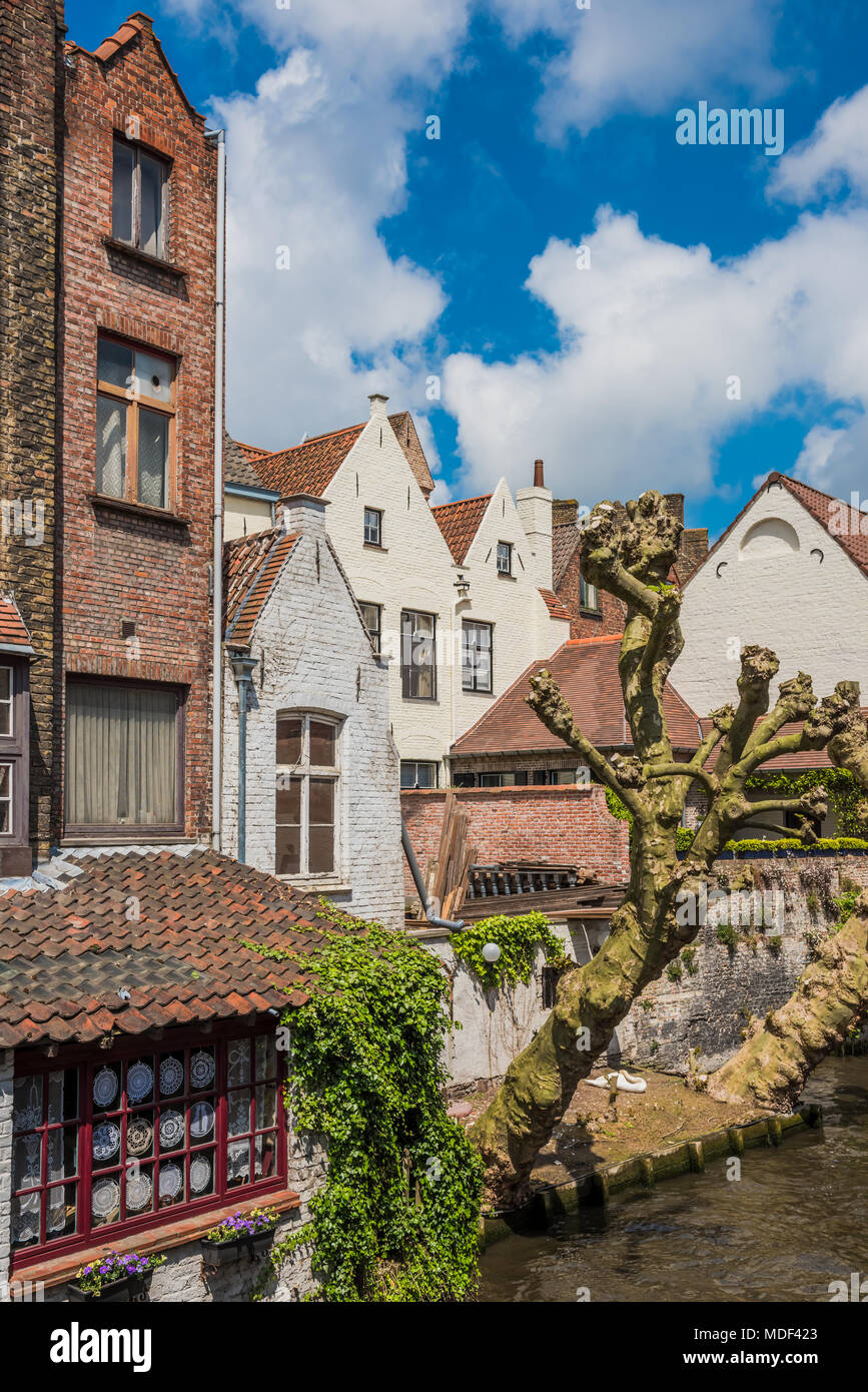 Old belgian brick buildings hi-res stock photography and images - Alamy