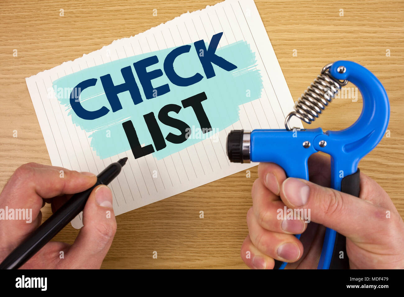 Conceptual hand writing showing Check List. Business photo showcasing ...