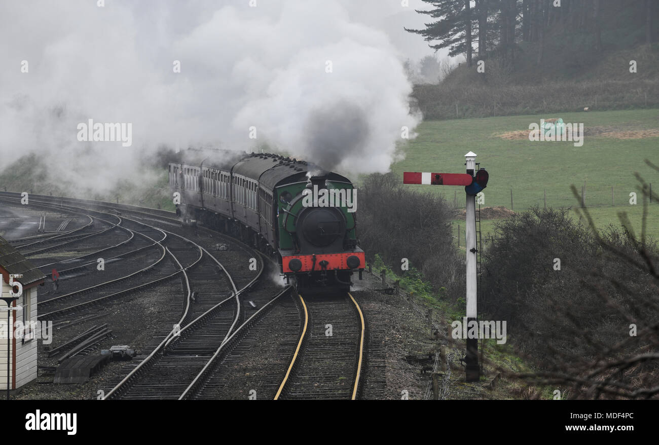 Steam Train North Norfolk England Stock Photo - Alamy