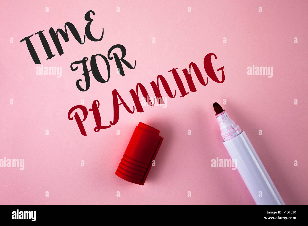 Conceptual hand writing showing Time For Planning. Business photo ...