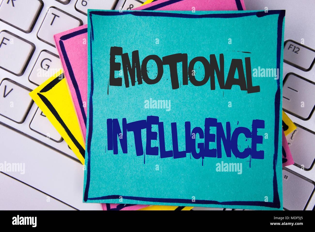 Handwriting text writing Emotional Intelligence. Concept meaning ...
