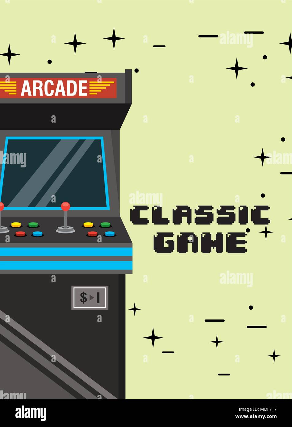 Compute game Stock Vector Images - Alamy