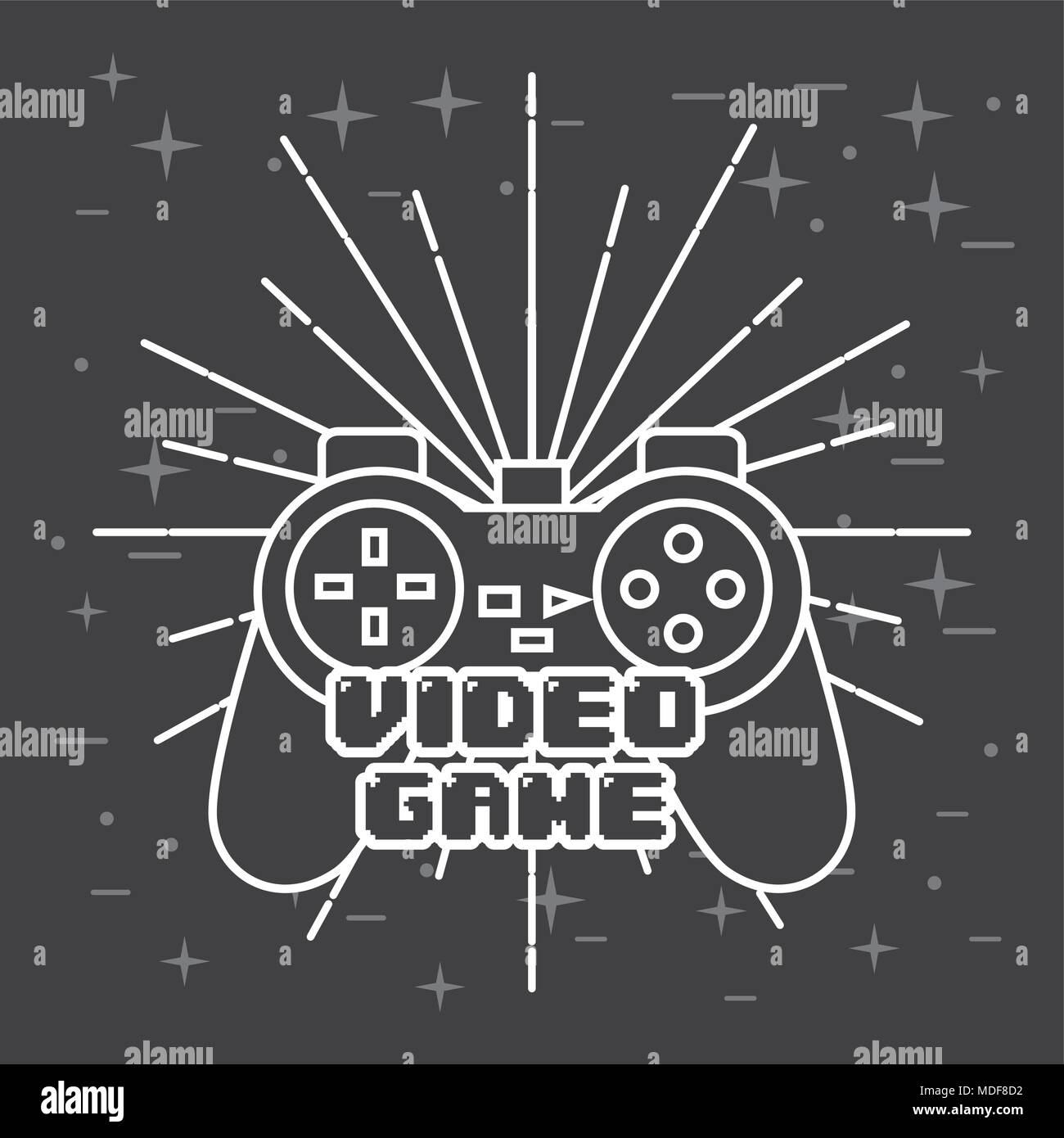 video game classic Stock Vector Image & Art - Alamy